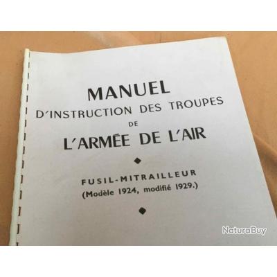 MANUEL MILITAIRE DU FM 1924/29. - Documents, certificats et autographes ...