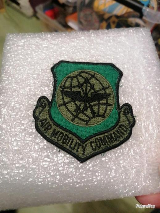 Patch armée us USAF AIR MOBILITY COMMAND ORIGINAL - Insignes en tissu ...