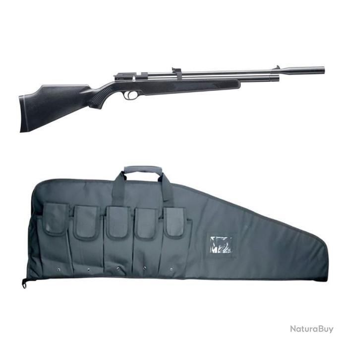 PACK CARABINE PCP SNOWPEAK PR900R SYNTHÉTIQUE Calibre 4,5 mm 19,9 Joules + Étui de protection ...