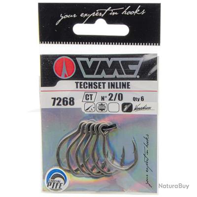 VMC 7268 Techset Inline 2/0 - Hameçons mer (9756106)