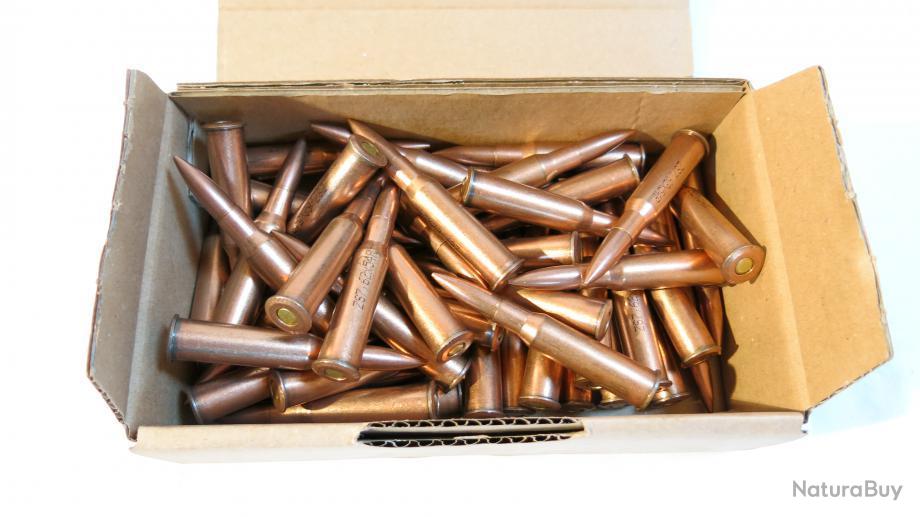 Lot de 20 cartouches 7.62 Mosin Nagant - Balles Calibre 7.62x54R (9760115)