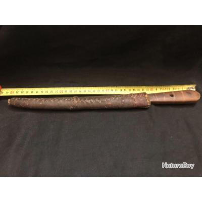 Long couteau lame gravee - Couteaux droits et fixes (9774881)