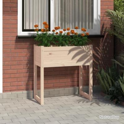 Jardinière 78x40x81 cm Bois massif de pin - Jardinières / Soucoupe ...