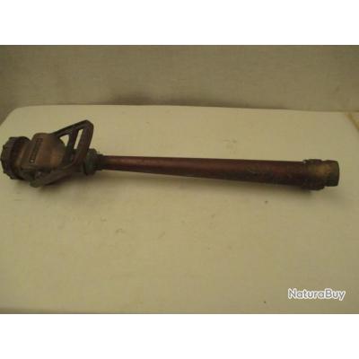 Ancienne lance de pompier en cuivre et laiton poids 3 Kg - Objets ...