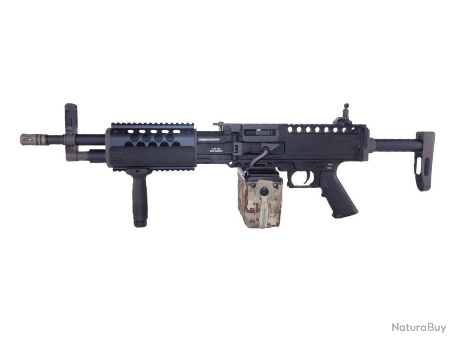 Classic Army LMG Light Machine Gun Full Métal AEG 1.1J - Fusils d ...