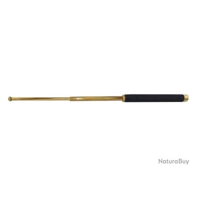 Matraque Téléscopique Acier Grip Mousse 26 pouces Or - Matraque ...