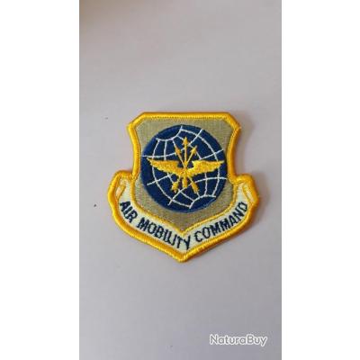 Patch armée US AIR FORCE AIR MOBILITY COMMAND à scratch ORIGINAL - Insignes en tissu - Patchs ...