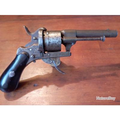 Revolver Liégeois à broche en 7mn. - Pistolets et Revolvers à Broches ...