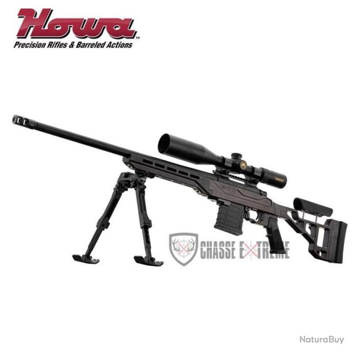 Pack HOWA 1500 châssis TSP-X Cal 308 Win+ Lunette Microdot+ Bipied ...