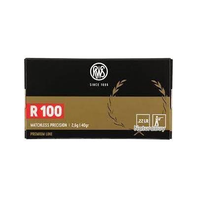 RWS 22 LR R100 2.6g 40gr x5 boites - Munitions - Balles 22LR (9861189)