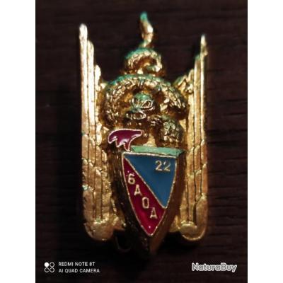 INSIGNE 22 EME GAOA, GROUPE AERIEN D'OBSERVATION D'ARTILLERIE - Insignes - Pucelles ...