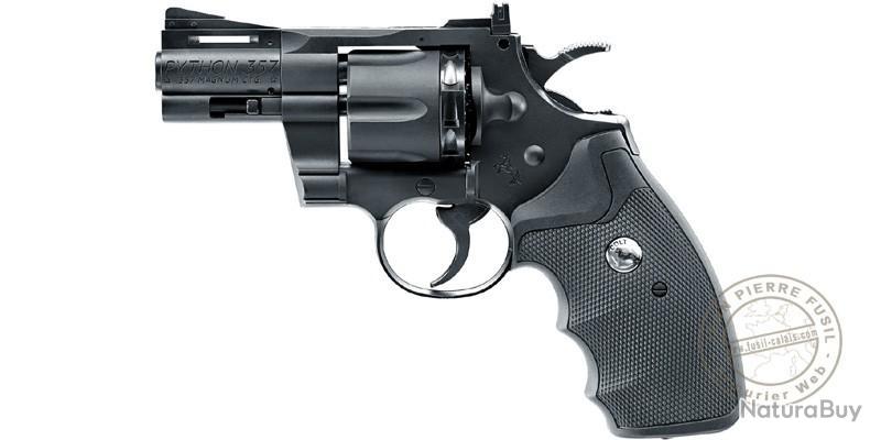 Revolver à plombs 4,5 mm BB CO2 UMAREX - COLT Python - Noir (Inf. à 3 ...