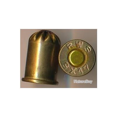 UNE CARTOUCHE A BLANC d'abattage 9x17 (RFA) fabrication RWS(10058 ...