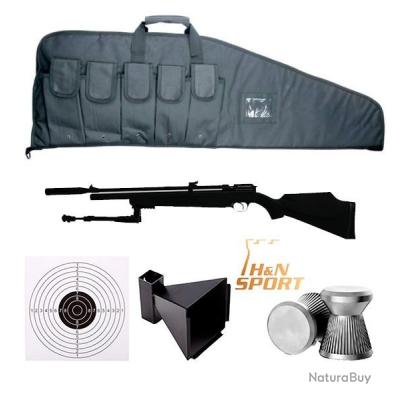 PACK3 CARABINE+ BIPIED PCP SNOWPEAK PR900R SYNTHÉTIQUE Calibre 4,5 mm ...