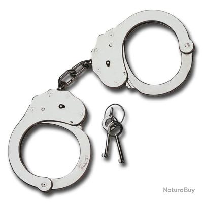 Menottes à chaine, Finition nickelé [Alcyon] - Menottes et accessoires ...