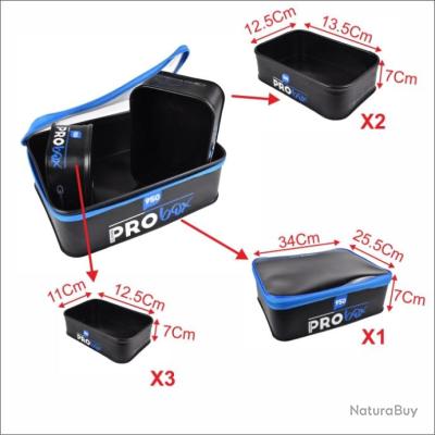 Boite d'appât Garbolino - Par 6 - EVA - Boites à esches (9901654)