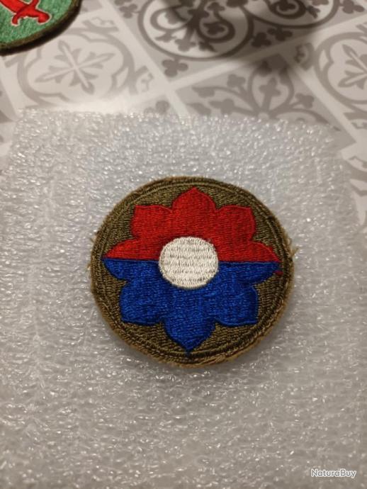 Beau Patch armee us 9TH INFANTRY DIVISION ww2 original 1 - Insignes en ...