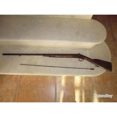 Fusil ancien mono canon chargement par la bouche - Fusils à percussion ...