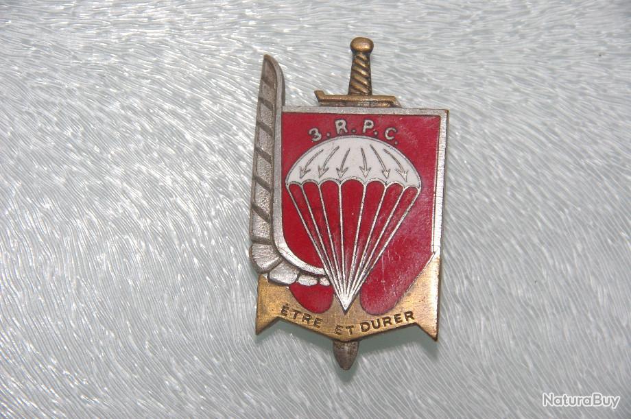 INSIGNE PARACHUTISTE : 3 ° REGIMENT PARACHUTISTE COLONIAUX ---- GENERAL ...