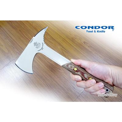 Tomahawk Condor Fortis Fidelis Lame Acier Carbone 1075 Manche Micarta ...