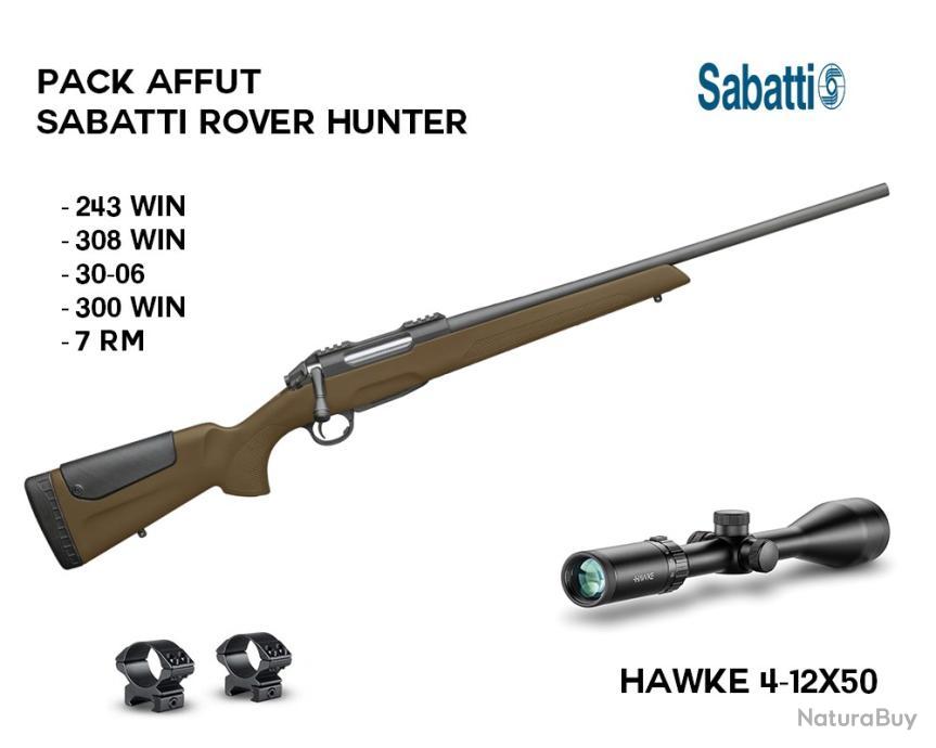 Pack affût SABATTI ROVER HUNTER Montage médium - Carabines à verrou ...