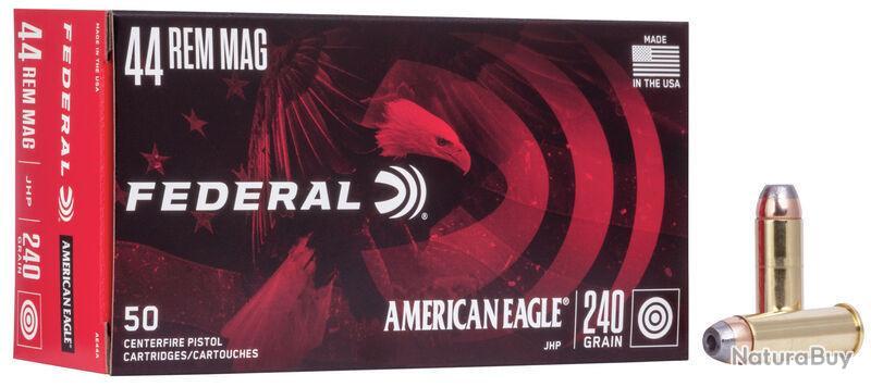 Cartouches Federal American Eagle Pistol 44 Rem Mag - Balles Calibre 44 ...