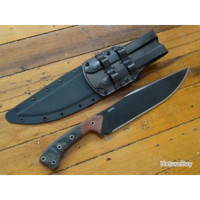 Couteau Condor Atrox Lame Acier Carbone 1075 Manche Micarta Etui Kydex ...