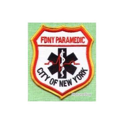 Ecusson FDNY Paramedic City Of New York - Insignes en tissu - Patchs ...