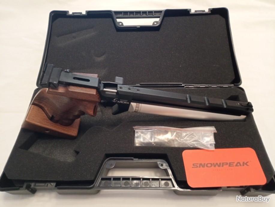 PISTOLET PP20 SNOWPEAK DE TIR OLYMPIQUE PCP Cal. 4,5 mm , Gâchette ...