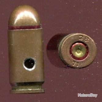 9 x 18 Makarov - URSS - étui acier cuivré de 18 mm - amorce laiton ...