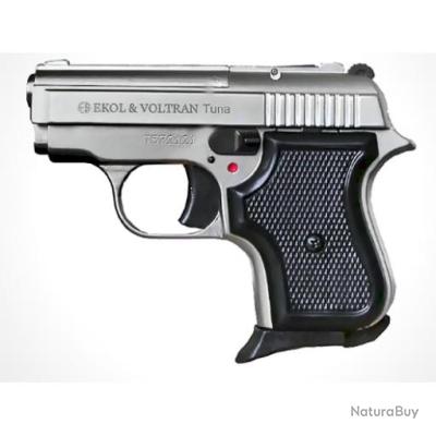 Promo1 !! Pistolet à blanc EKOL tuna 8mm chrome - Pistolets d'alarme ...