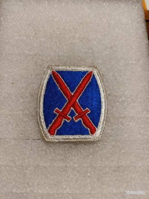 Patch armée us 10th INFANTRY DIVISION ww2 ORIGINAL 1 - Insignes en ...