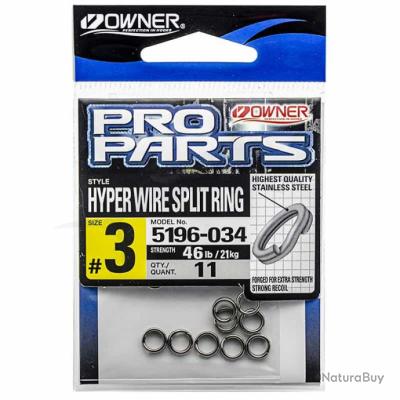 Anneaux brisés Hyper Wire Owner 3 OWNER - Agrafes - Emerillons ...