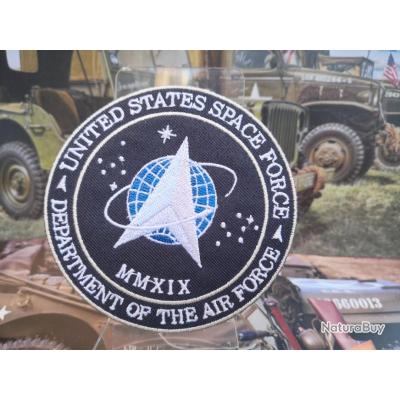 United States Space Force - Patch brodé 90 mm à coudre ou à coller au ...