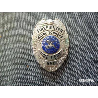 Badge pompier securite americain #1 - Broches et Pin's divers (10081280)
