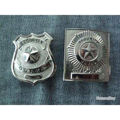 Badge pompier securite americain #5 - lot de x2 - Broches et Pin's ...
