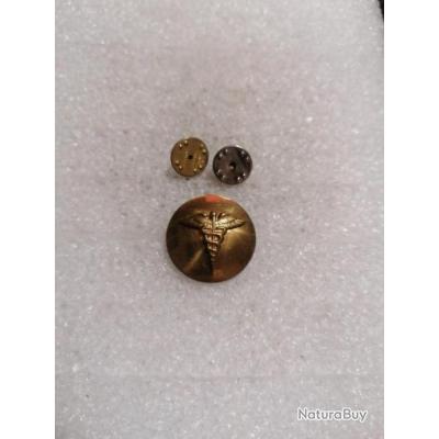 Collars troupe armée us MEDICAL CORPS ORIGINAL - Insignes de beret ...