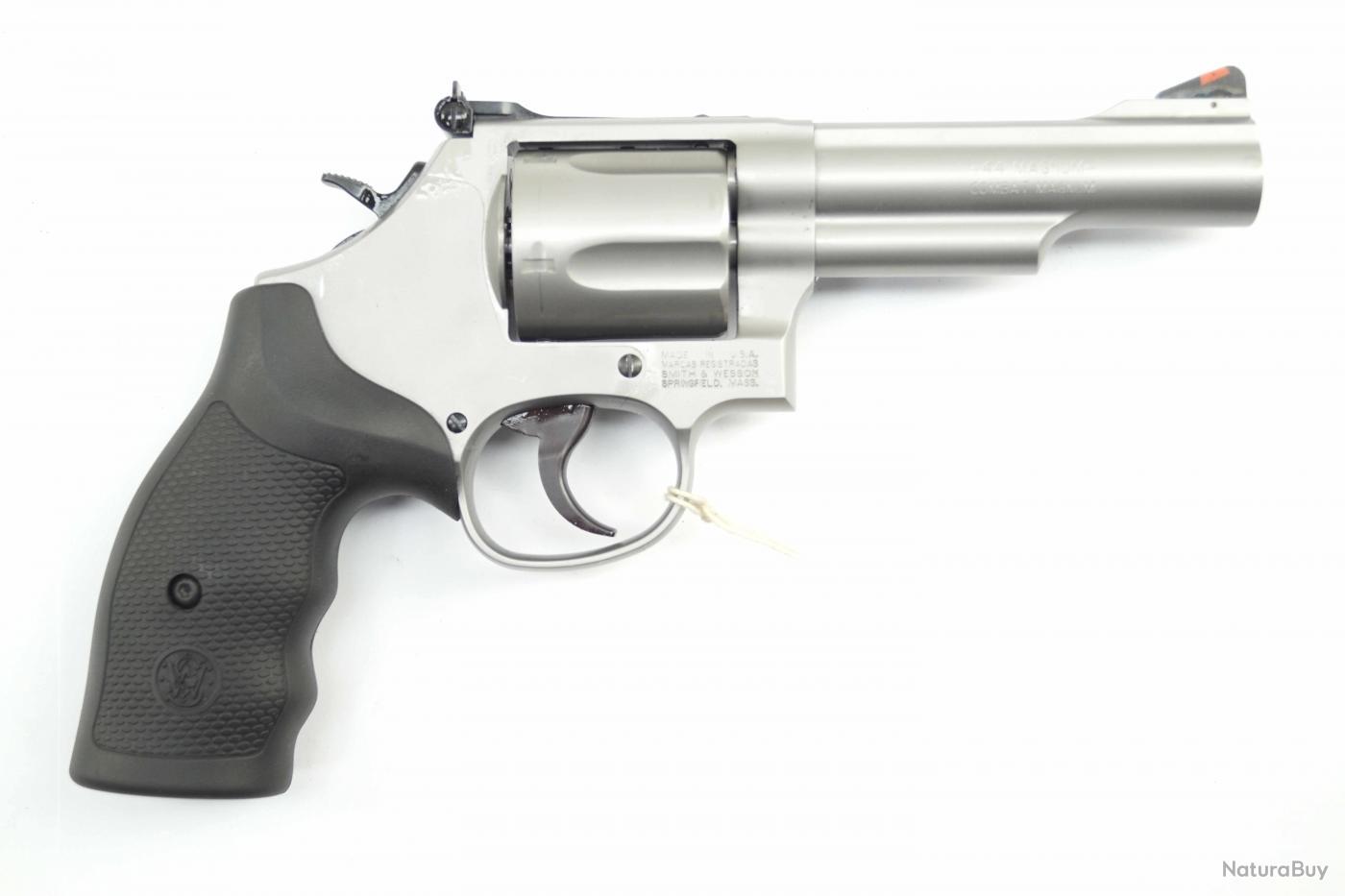 Revolver smith et wesson 69 combat 4 pouces 1/4 calibre 44 magnum ...