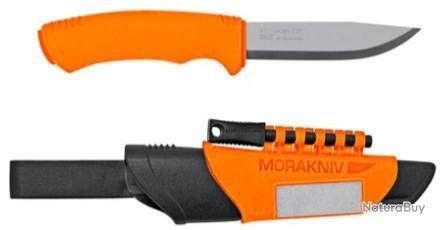 Couteau MORAKNIV Buschcraft Survie - "Made in Sweden" - Fourreau ...