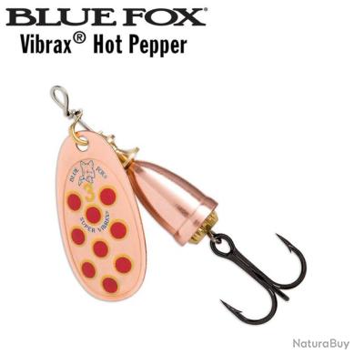 Leurre Vibrax Hot Pepper Blue Fox 3 8g CYR - Cuillers Carnassiers (10118408)