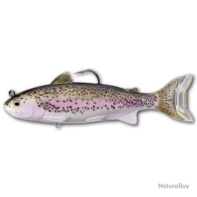 Leurre Souple Live Target Trout Adult Swimbait 19cm 718 - Silver Violet ...
