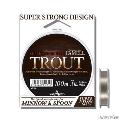 Nylon Yamatoyo Famell Trout 100m 26/100 - Nylons - Tresses Carnassiers (10130962)