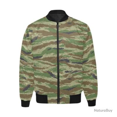 Blouson molletonné bomber camouflage russe kamush kamysh lowland ...