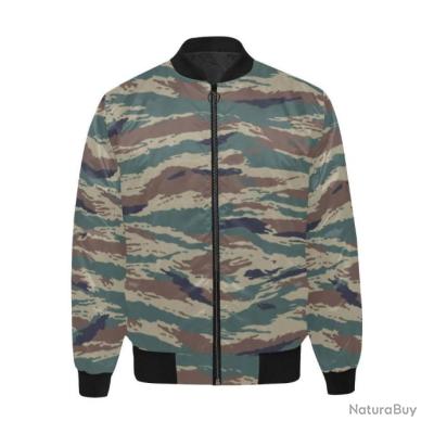 Blouson molletonné bomber camouflage russe kamush kamysh woodland ...