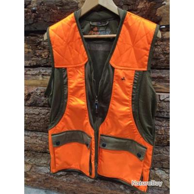 GILET GROUSE PRO HUNT KAKI/ORANGE - Gilets de Chasse (10167657)