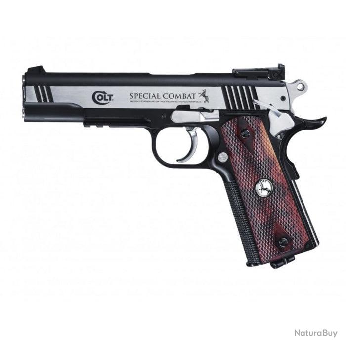 Pistolet à plombs Colt special combat classic Co2 - Cal. 4.5 Bb's 4.5 ...