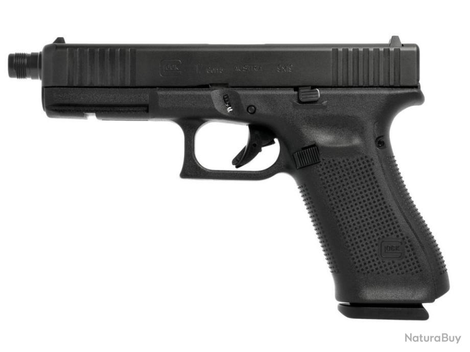 Pistolet GLOCK 17 GEN5 FILETÉ - Pistolets de Catégorie B (10174703)