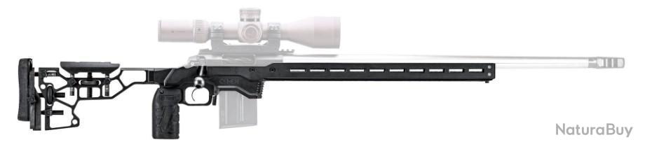 CHassis+buttstock mdt ACC cz457 , couleur - noir poignée incluse ...