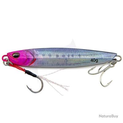 Daiwa Samurai Jig R 40g UV Real Blue Pink Iwashi - Jig - Madaï - Inchiku (10190889)