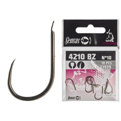 Hamecon Sensas Crazy Bait Barbless 4210 N°12 - Hameçons Coup & Anglaise ...
